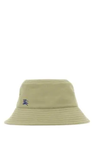 Burberry Khaki Cotton Bucket Hat - Green