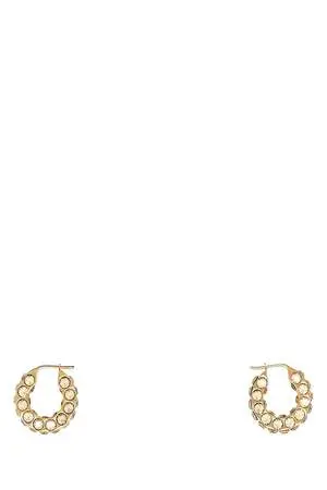 Amina Muaddi Jah Hoop Small - Gold