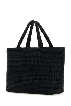 Saint Laurent Raffia Tote Bag
