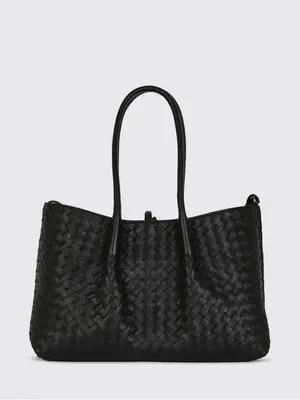 Bottega Veneta Pinacoteca Medium Woven Leather Bag - Black