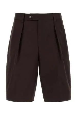 BOSS Cotton Bermuda Shorts - Black