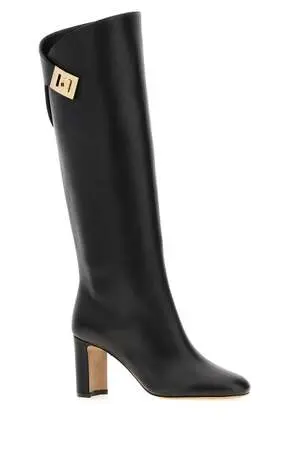 FERRAGAMO Leather Elli Boots