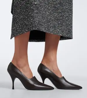 HERBERT LEVINE Call The Shots Leather Pumps