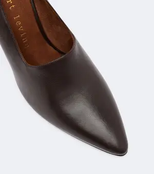 HERBERT LEVINE Call The Shots Leather Pumps