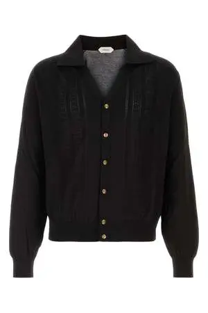 Versace Knit Cardigan - Black