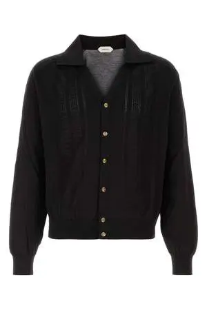 Versace Knit Cardigan - Black
