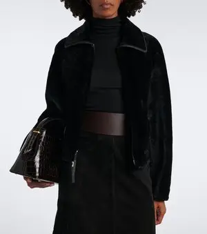 JOSEPH Kyro Reversible Shearling And Leather Jacket