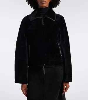 JOSEPH Kyro Reversible Shearling And Leather Jacket