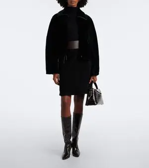 JOSEPH Kyro Reversible Shearling And Leather Jacket