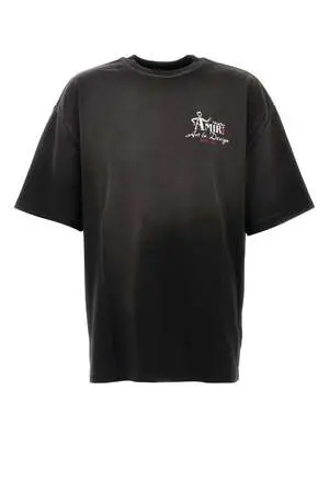 Amiri Cotton Oversize T-shirt - Black