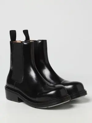 Bottega Veneta Fireman Brushed Leather Ankle Boots