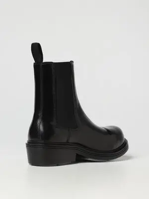 Bottega Veneta Fireman Brushed Leather Ankle Boots