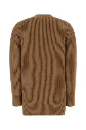 FERRAGAMO Camel Wool Cardigan