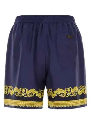 Versace Silk Bermuda Shorts