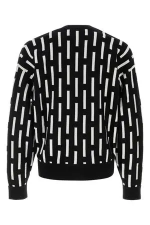 Versace Embroidered Wool Cardigan - Multicolor