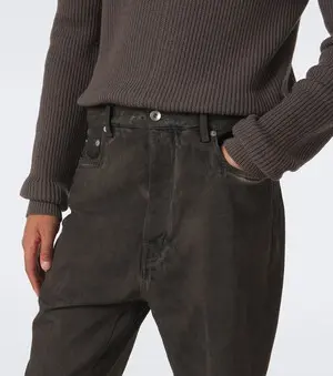 Rick Owens Bolan Distressed Flared Jeans