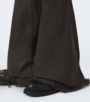 Rick Owens Bolan Distressed Flared Jeans