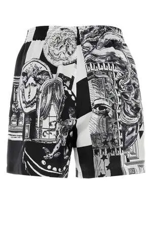 Versace Twill Print Shorts - Multicolor