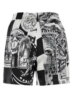 Versace Twill Print Shorts - Multicolor