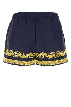 Versace Navy Polyester Swimming Shorts