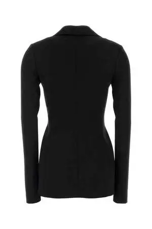 Dolce & Gabbana Stretch Wool Blazer - Black