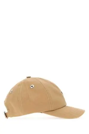 AMI Paris Cotton Baseball Cap - Brown