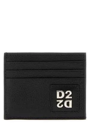 Dsquared2 Leather Card Holder - Black