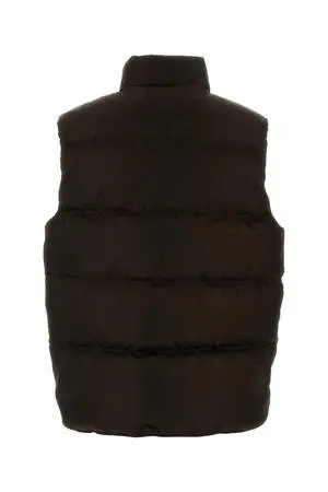 Prada Re-nylon Down Jacket - Brown