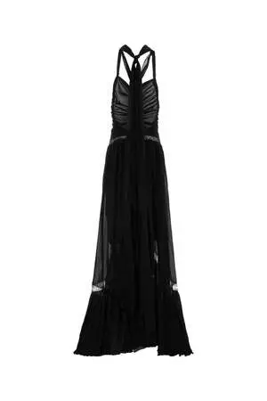 Blumarine Georgette Long Dress