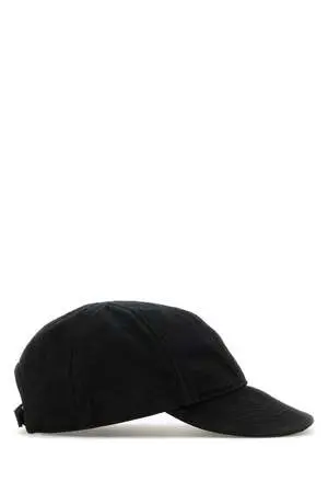 Miu Miu Cotton Baseball Cap - Black