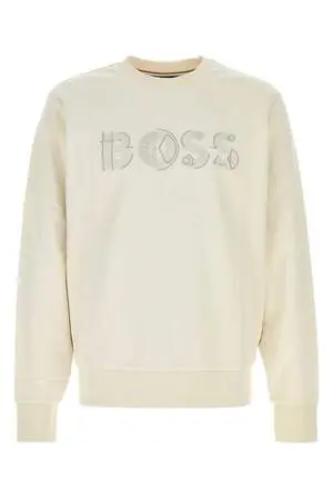 BOSS Cotton Sweatshirt - White
