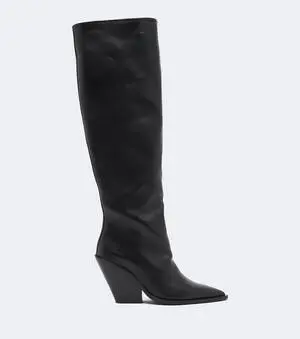 SOULIERS MARTINEZ Nevada Leather Knee-high Boots