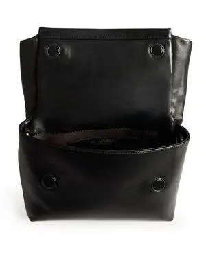 JW Anderson J.w.anderson Medium Twister Leather Bag - Black