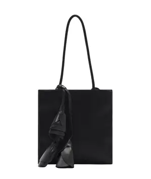 Magda Butrym Julia Small Satin Shoulder Bag - Black