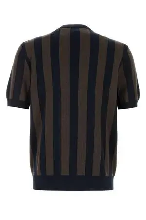 Fendi Embroidered Knit T-shirt - Multicolor