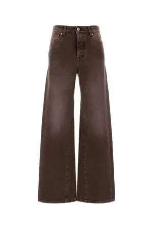 Our Legacy Denim Wide-leg Jeans - Brown