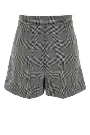 Max Mara Embroidered Wool Agoraio Shorts - Multicolor