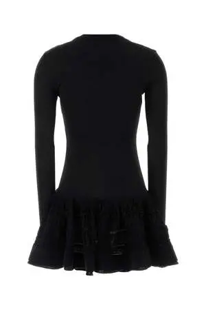 Alaïa Stretch Wool Blend Mini Dress