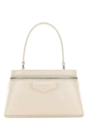 Givenchy Ivory Leather Antigona Handbag - White