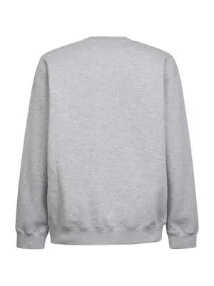 Gucci Melange Grey Cotton Printed Sweatshirt
