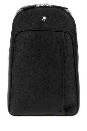Montblanc Leather Crossbody Bag - Black