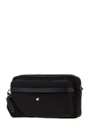 Montblanc Black Canvas Crossbody Bag