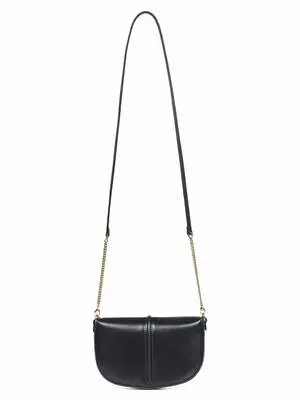 Fendi Black Fendigraphy Wallet On Chain Wallet
