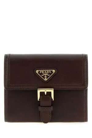 Prada Nappa Leather Wallet - Brown