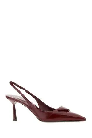 Prada Burgundy Leather Pumps