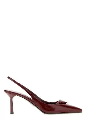 Prada Leather Pumps - Red