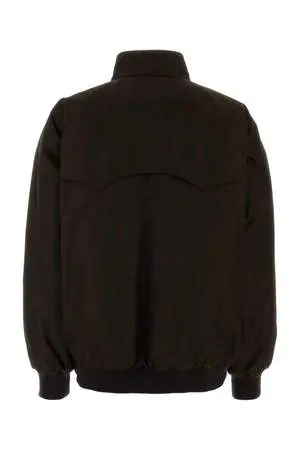 Prada Re-nylon Bomber Jacket - Brown