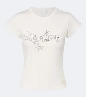 Moncler Printed Cotton Jersey T-shirt