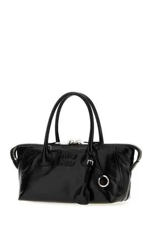 Miu Miu Leather Handbag - Black