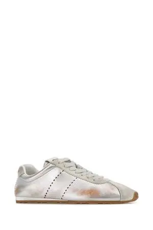 Miu Miu Leather Plume Sneakers